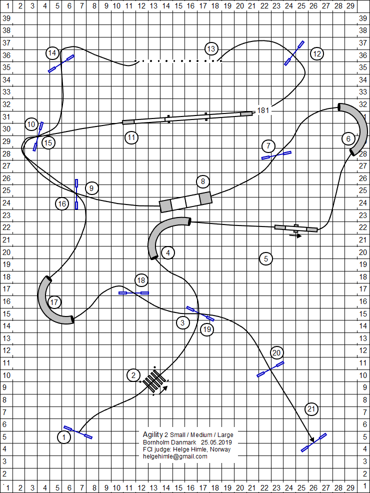 Helge Himle Agility Courses | I am a FCI agility judge and this is a ...