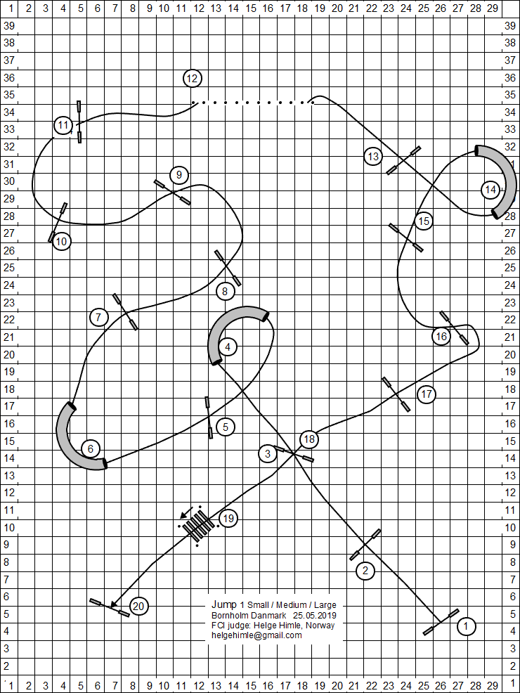 Helge Himle Agility Courses | I am a FCI agility judge and this is a ...