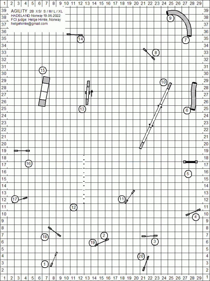 Helge Himle Agility Courses | I am a FCI agility judge and this is a ...
